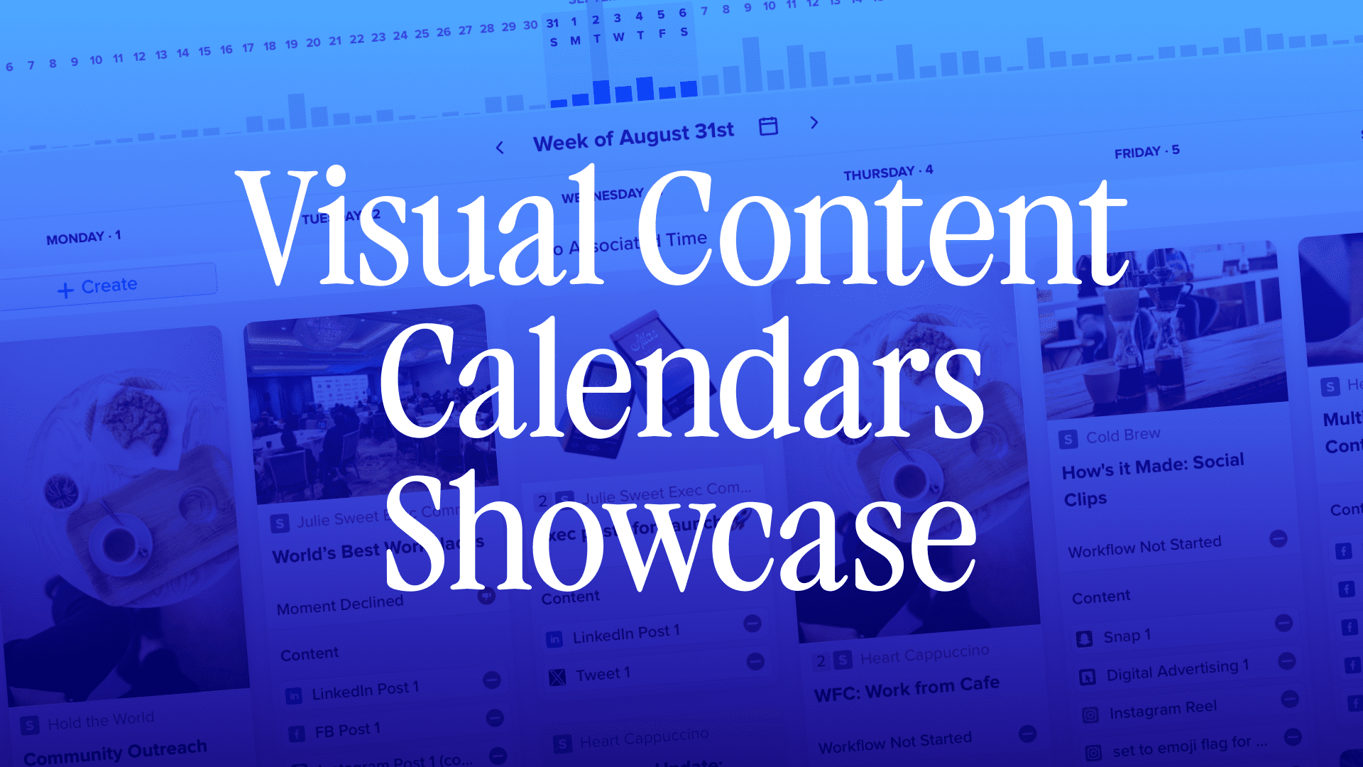 Are There Visual Content Calendars? Content Calendar Showcase